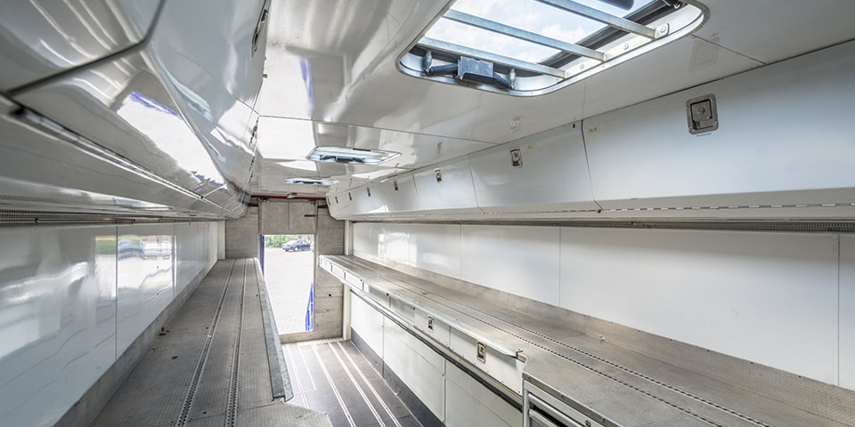 ex Ferrari Formula One race trailer - market.racetrailer.com