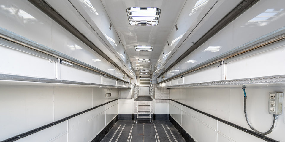 ex Ferrari Formula One race trailer - market.racetrailer.com