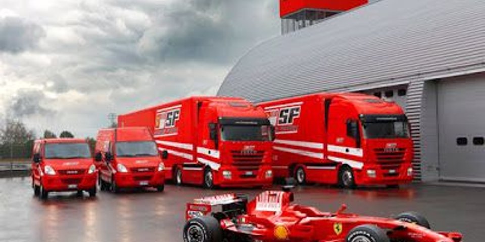 ex Ferrari Formula One race trailer - market.racetrailer.com