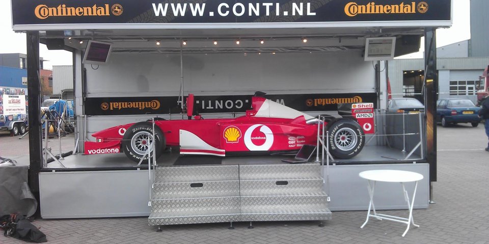 Promotion trailer for a show car - market.racetrailer.com