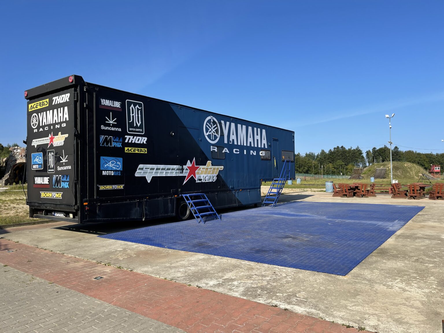 Motocross race trailer with stegmaier tent and flooring - market ...